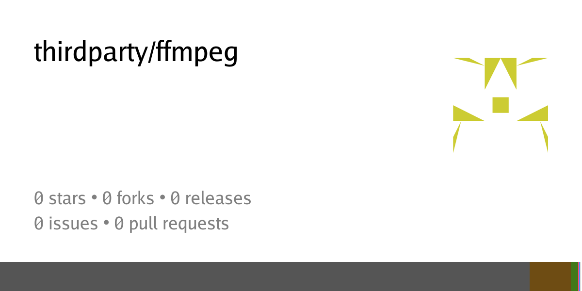thirdparty/ffmpeg - Team Pandory Code